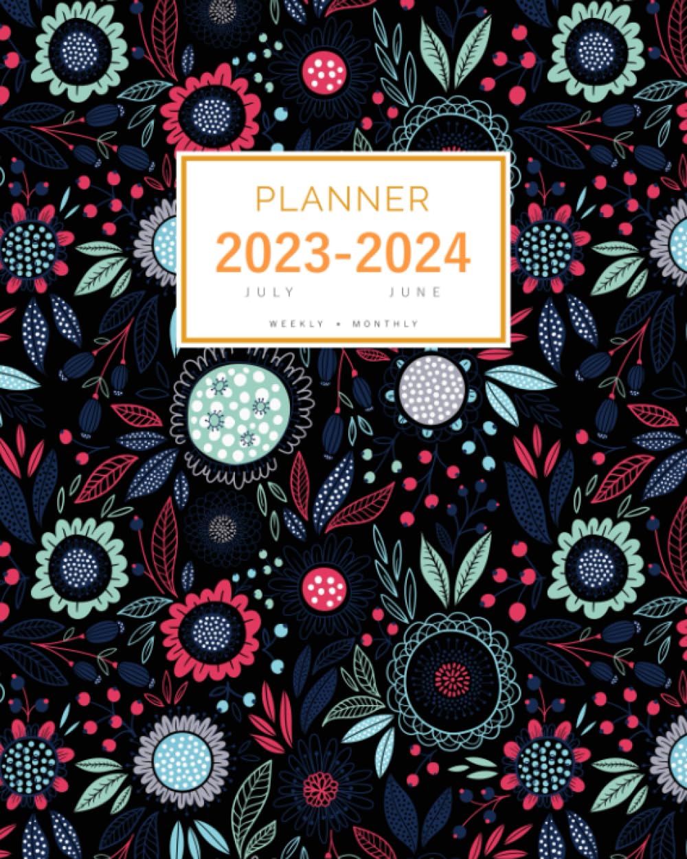 Planner July 2023-2024 June: 8x10 Weekly and Monthly Organizer Large ...