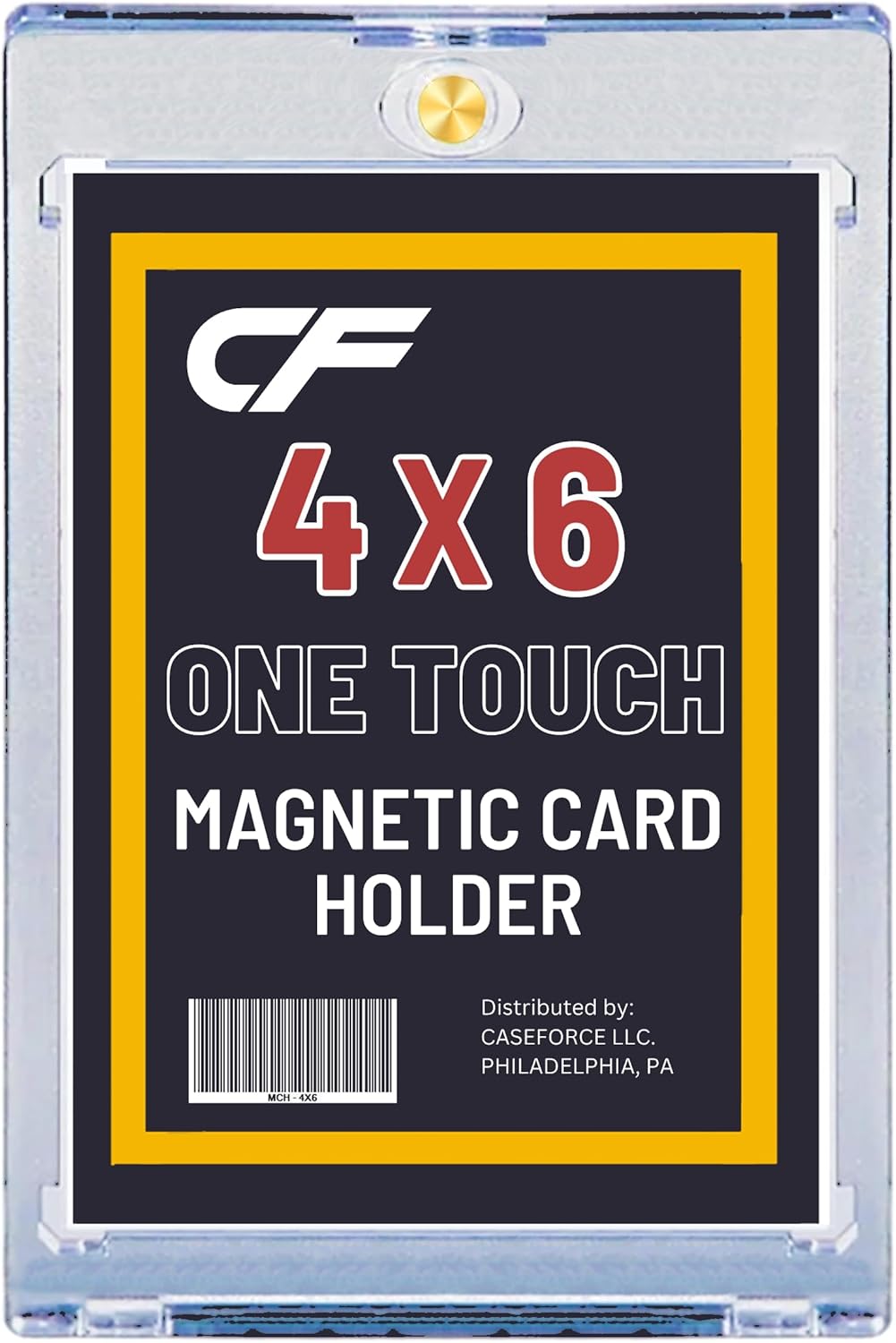 Amazon.com: 4" x 6" Magnetic Card Holder One Touch Case - For Post ...