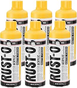 Amazon.com: Rust-Oleum Rust-O Acrylic Artist Spray Paint, 11 oz, Matte ...