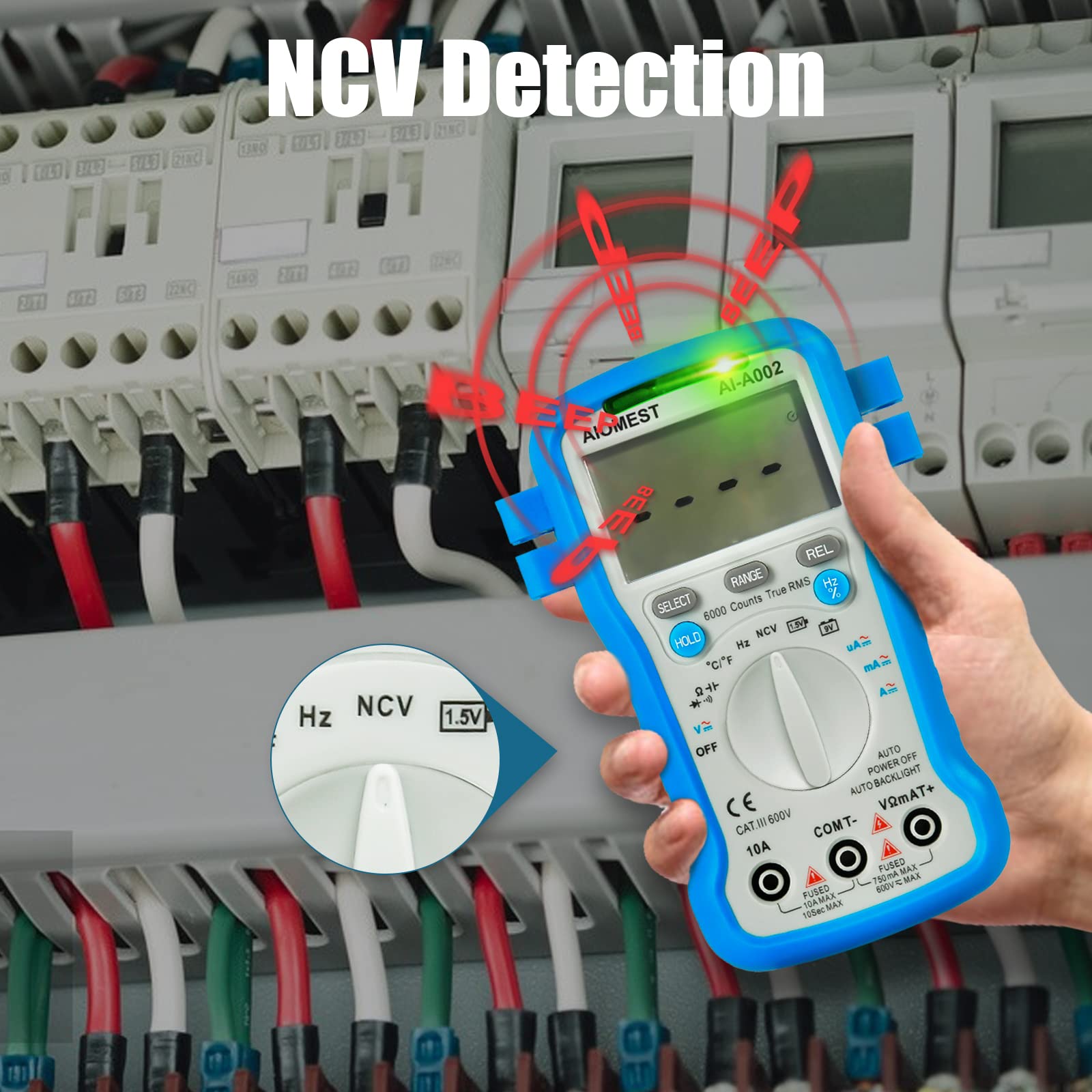 Snapklik.com : AIOMEST 6000 Counts TRMS Digital Multimeter Auto Ranging ...