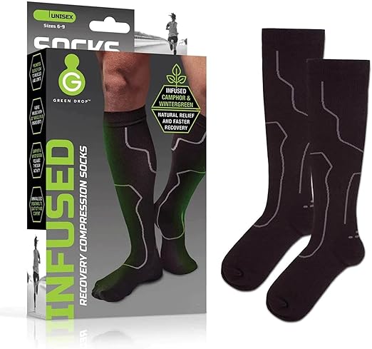 Amazon.com: Green Drop Professional Compression Socks for Men & Women ...