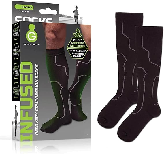 Amazon.com: Green Drop Professional Compression Socks for Men & Women ...