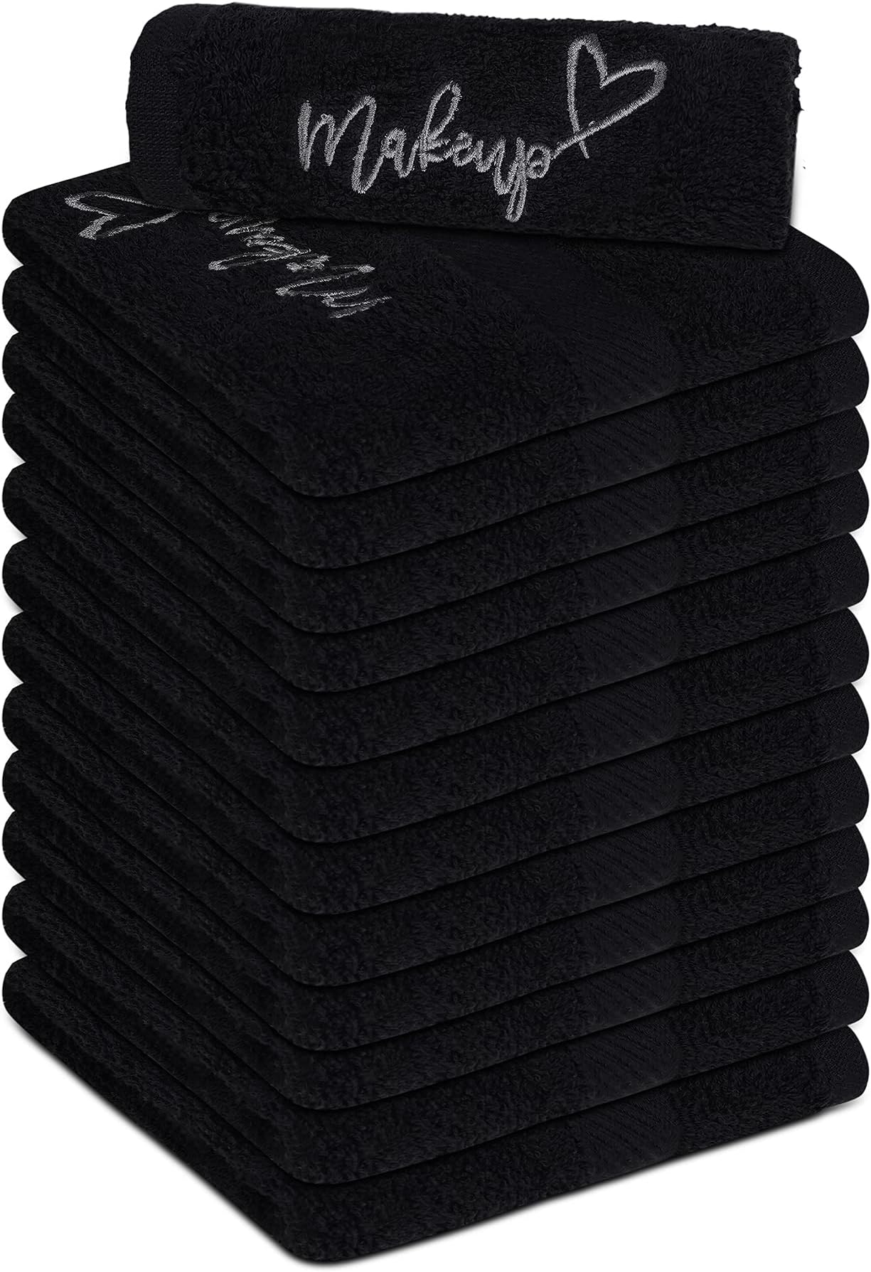 Amazon.com: ZUPERIA Makeup Towels for Facial Cleansing, (Pack of 12 ...