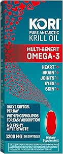 Amazon.com: Kori Krill Oil Omega 3 Supplement, Antarctic Krill Oil with ...