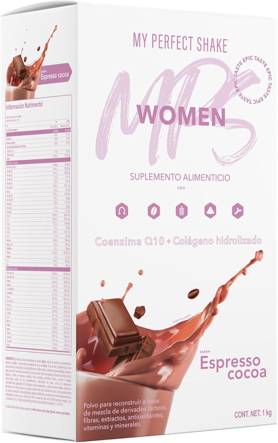 WOMEN - MY PERFECT SHAKE® - Con 48 nutrientes + Colágeno hidrolizado ...