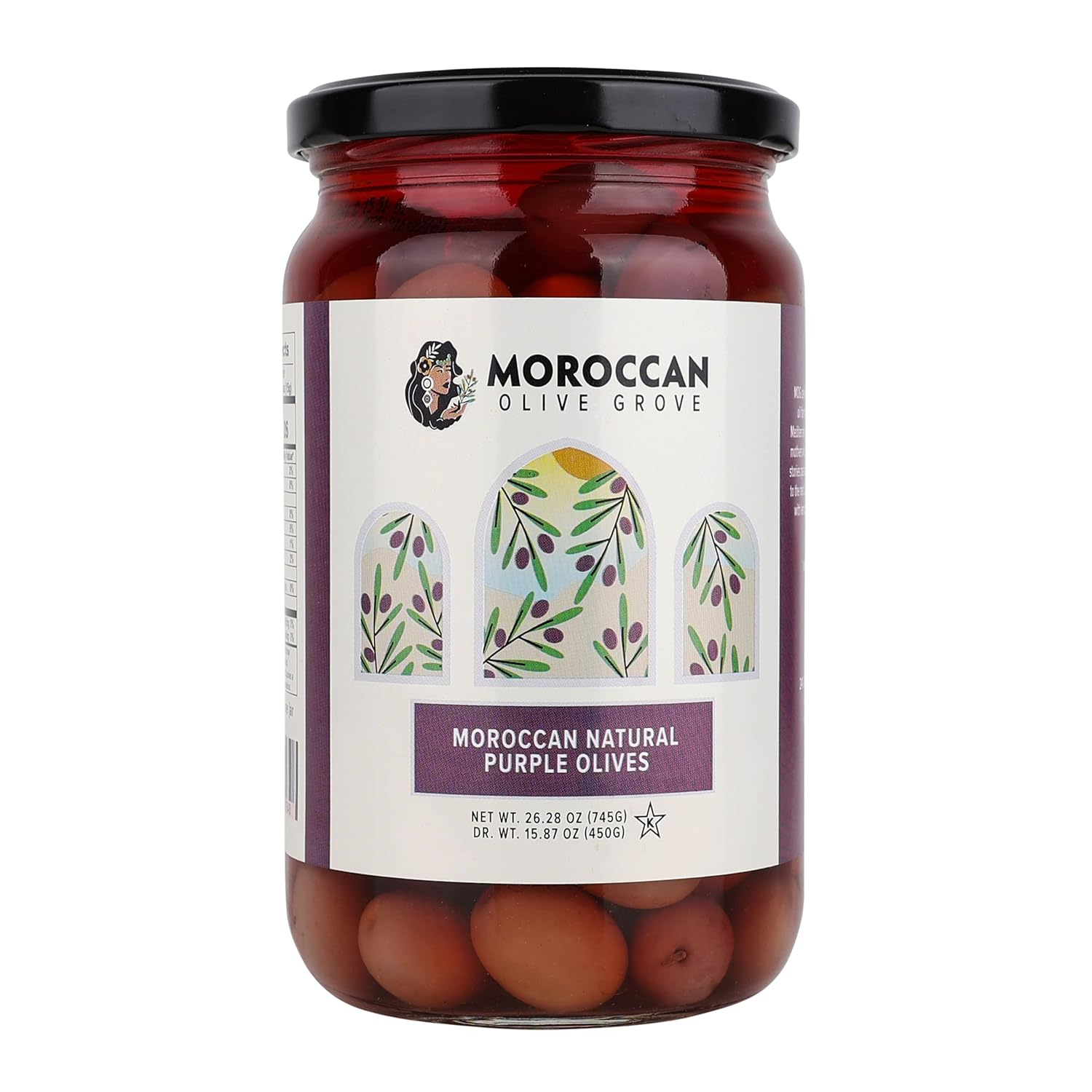 Amazon.com : MOROCCAN OLIVE GROVE, Moroccan Olives (Purple Beldi Olive ...