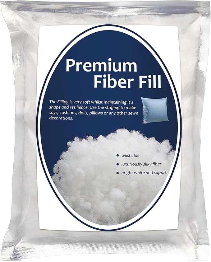 Amazon.com: 50g/1.8oz Polyester Fiber Fill, Premium Fiber Fill Stuffing ...