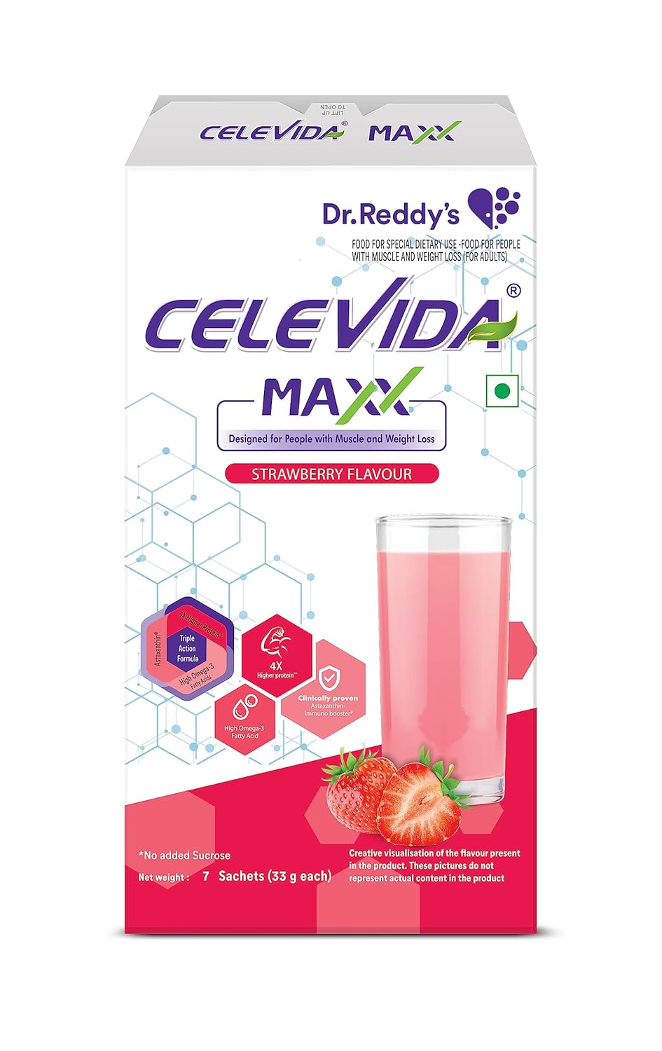 Celevida Maxx Dr. Reddy’s - High-Protein and Immunity Supplement to ...