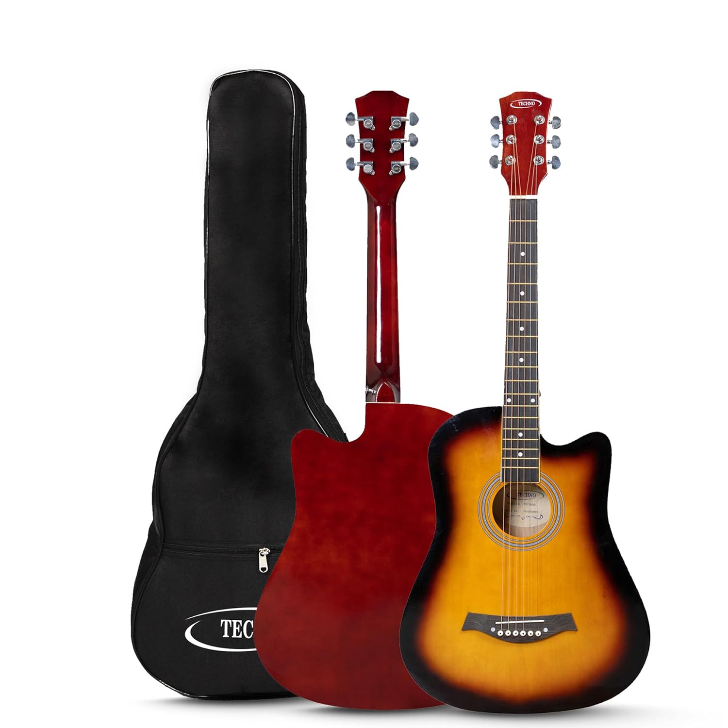 Techno 38-inch Acoustic Guitar Kit, Right Handed, 6-String, Technical ...