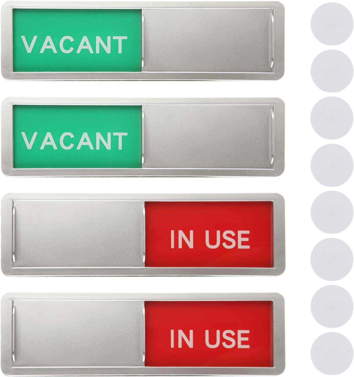 1 Pack Vacant In Use Sign, Slider Door Indicator Sign, Privacy Sign Do ...