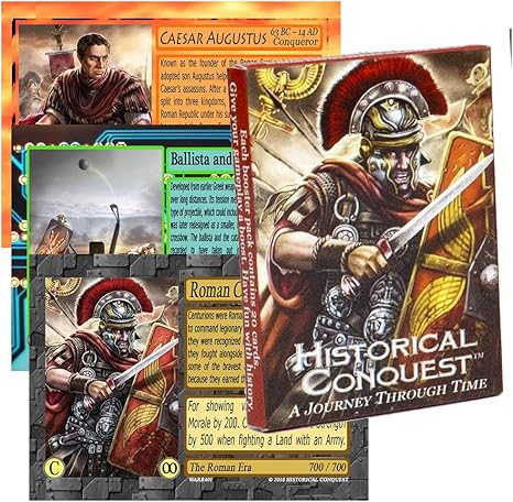 Amazon.com: Historical Conquest Playing Card Game – Roman Republic 20 ...