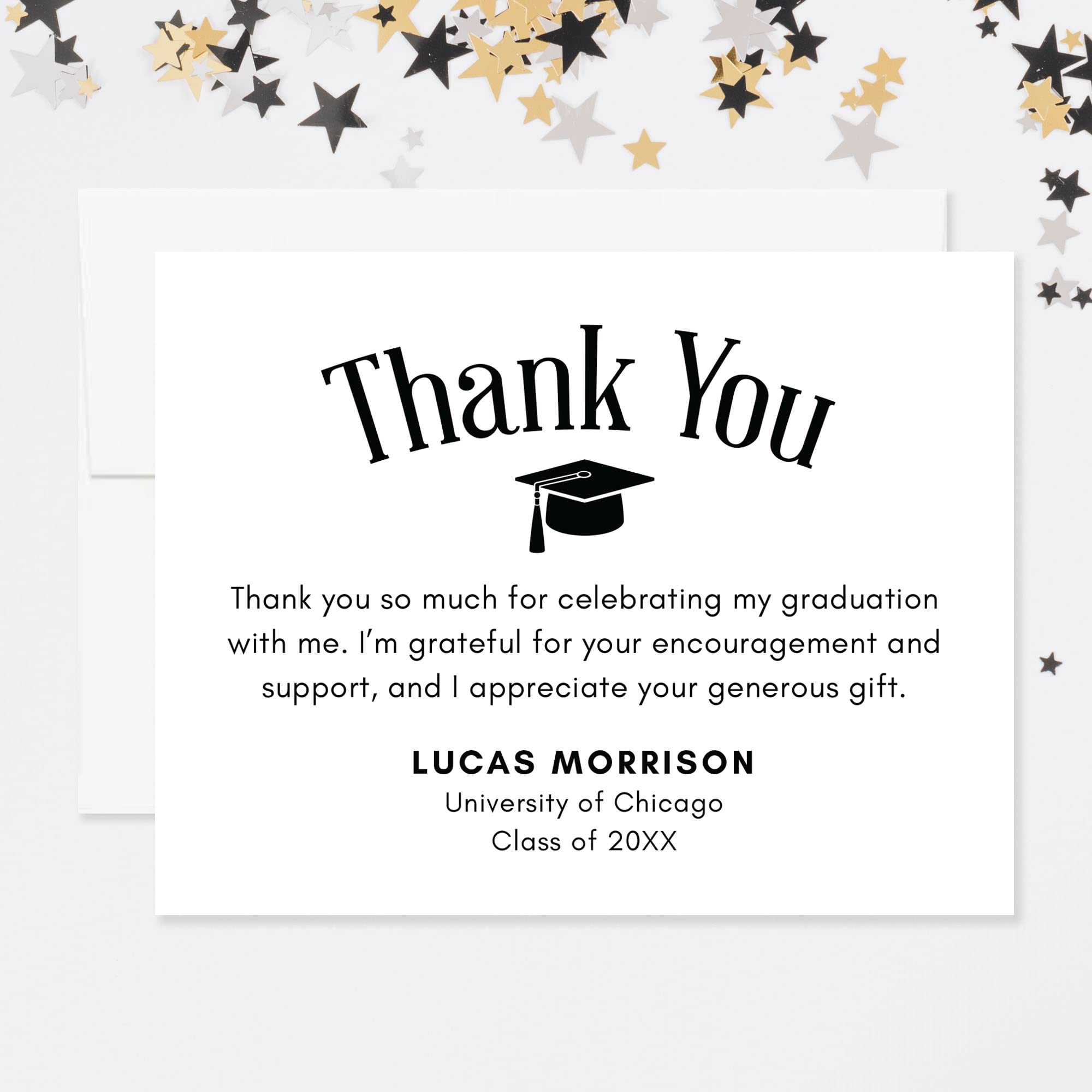 Graduation Thank You Notes Printable