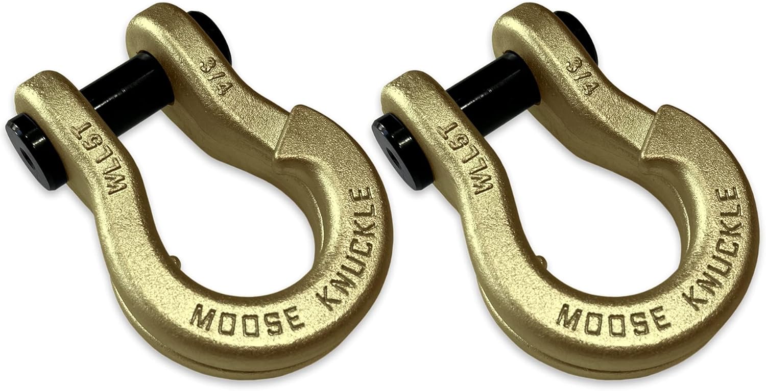 Amazon.com: Moose Knuckle Offroad Jowl Split Shackle 3/4 | 10,000 lbs ...