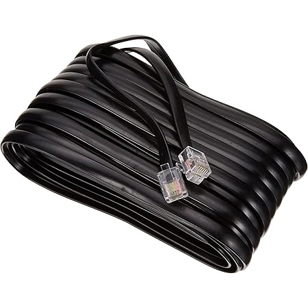 Intos Connection Cable RJ12 Connector Cable RJ12 Male to RJ12 Jack/Flat ...