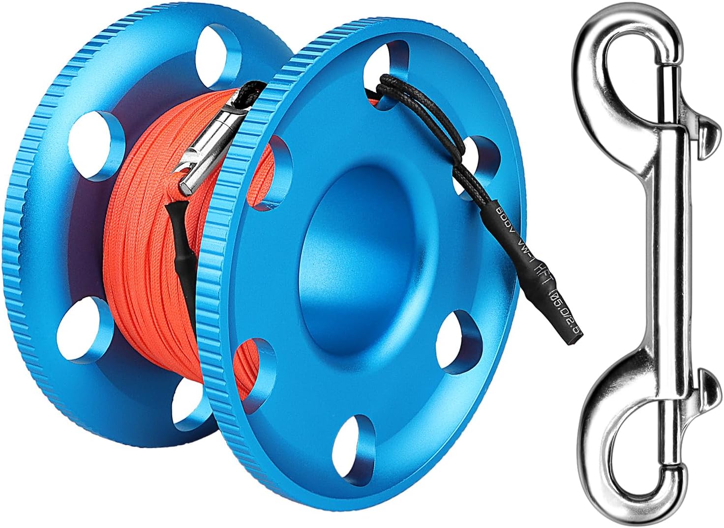 Amazon.com: Scuba Diving Reel, Aluminum Alloy Wreck Cave Finger Spool ...