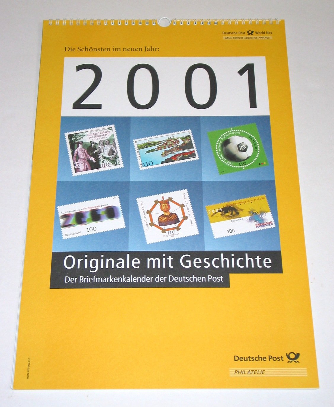 Originale mit Geschichte. Der Briefmarkenkalender der Deutschen Post ...