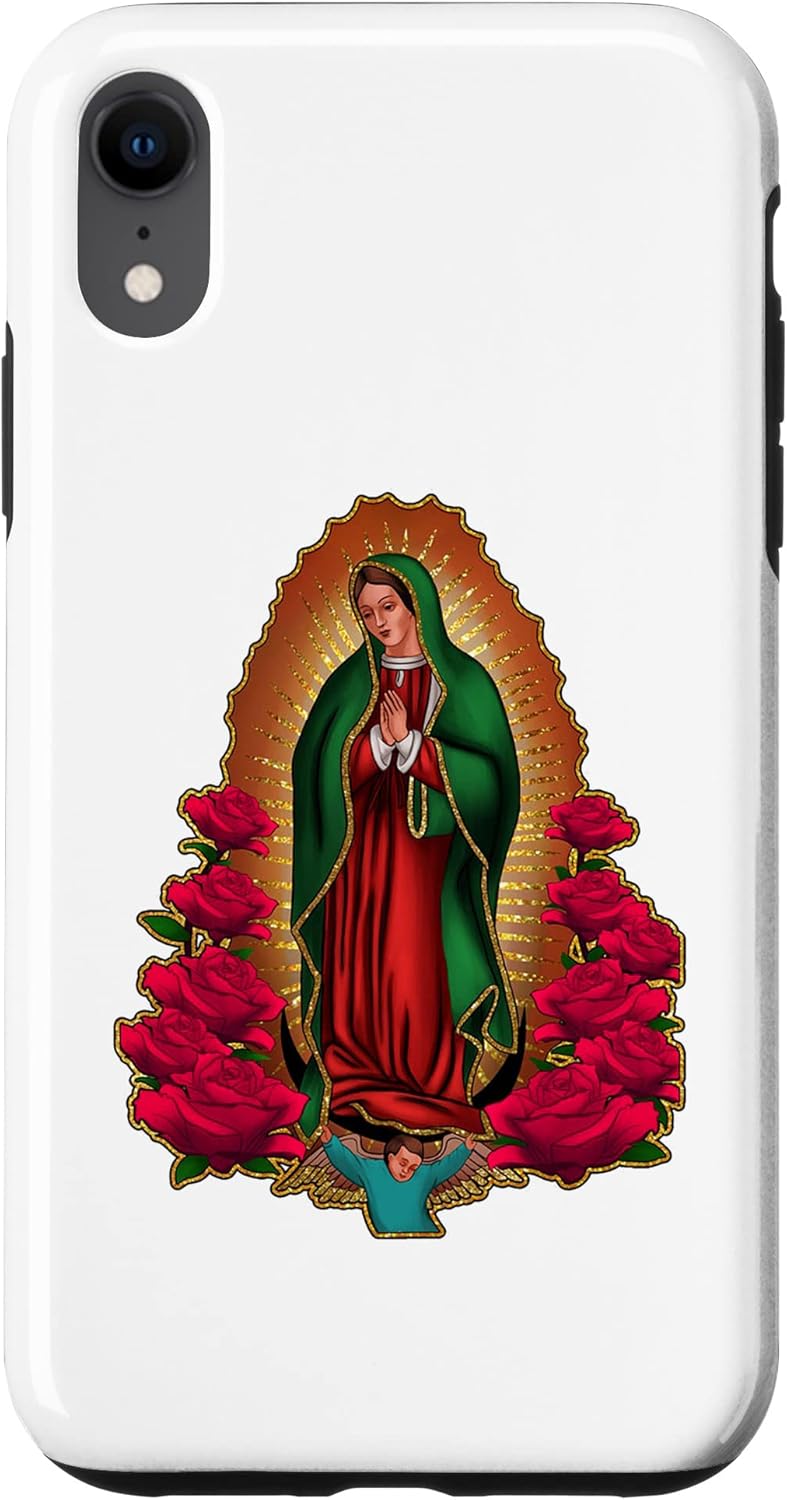 Amazon.com: iPhone XR Our Lady Virgen De Guadalupe Virgin Mary Catholic ...