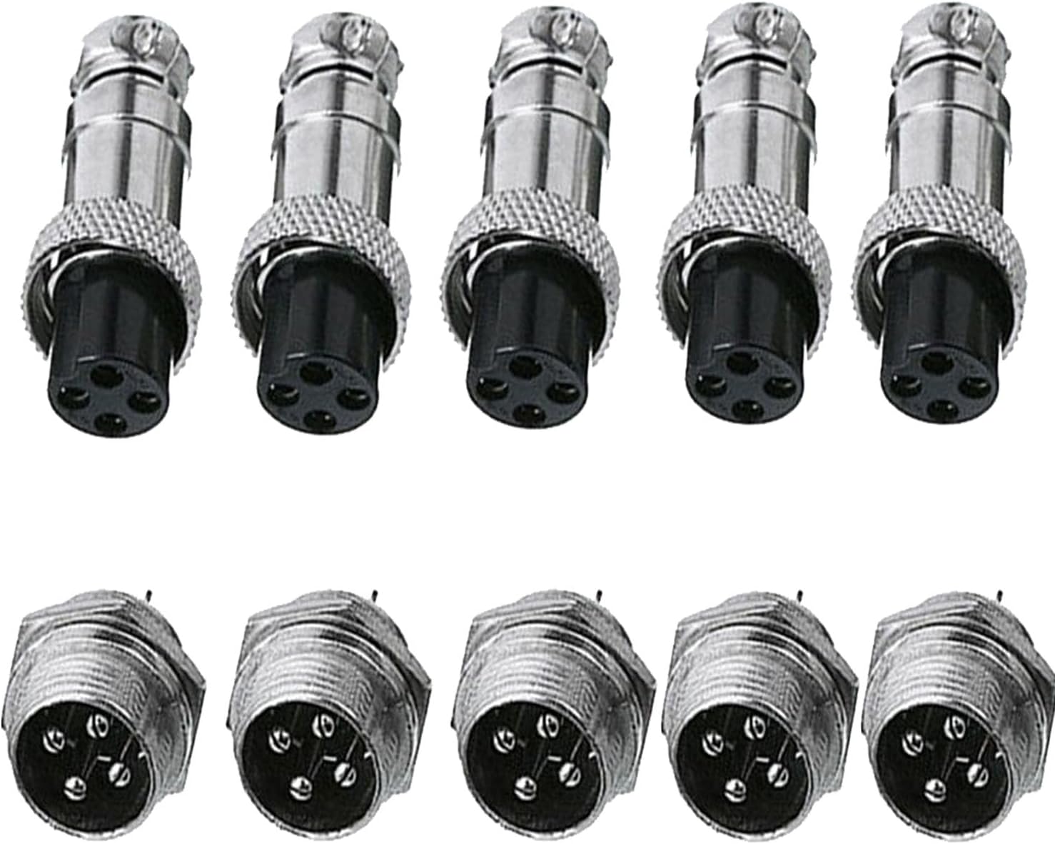 Amazon.com: Sopepoyie GX16 4Pin Male Female Aviation Connector Plug ...