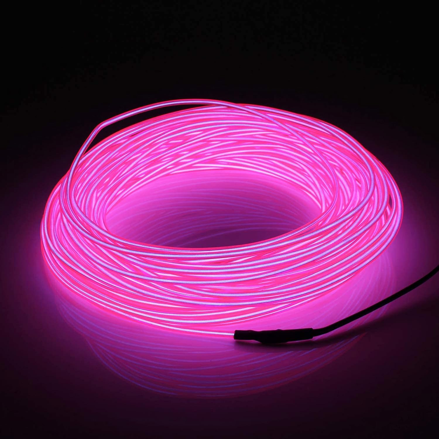 Amazon.com: 16.4Ft EL Wire Neon Lights Kit with Portable AA Battery ...