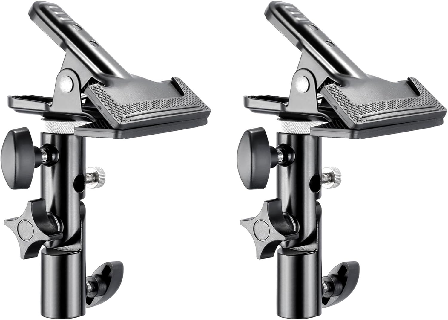 Phot-R 2x Heavy Duty Metal Reflector Clamp Clip Holder Set Photo ...