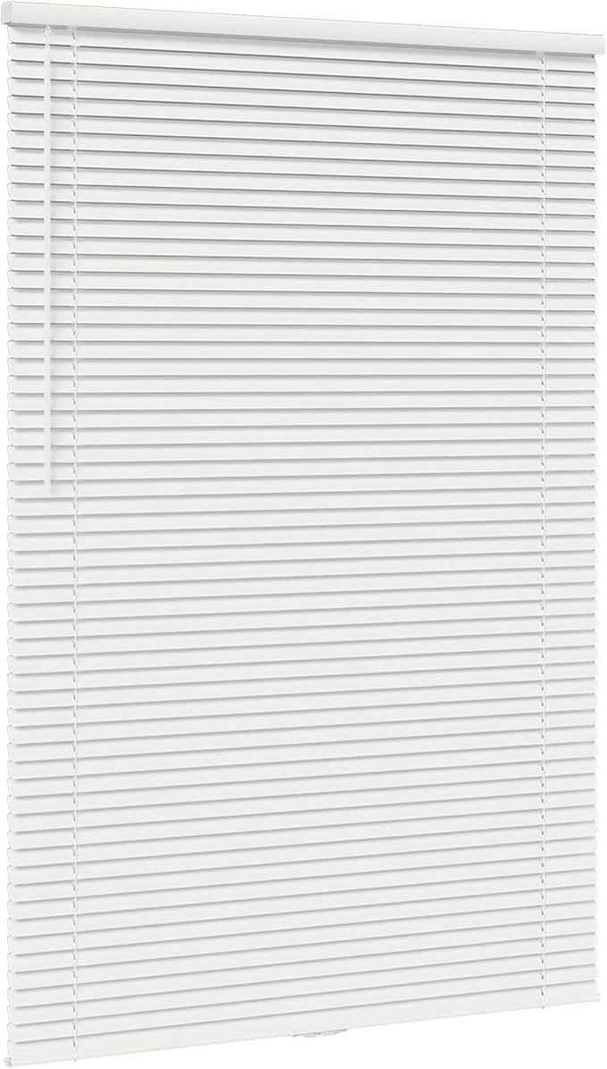 Amazon.com: Cordless Aluminum Mini Blind - 18" W x 48" L - White ...