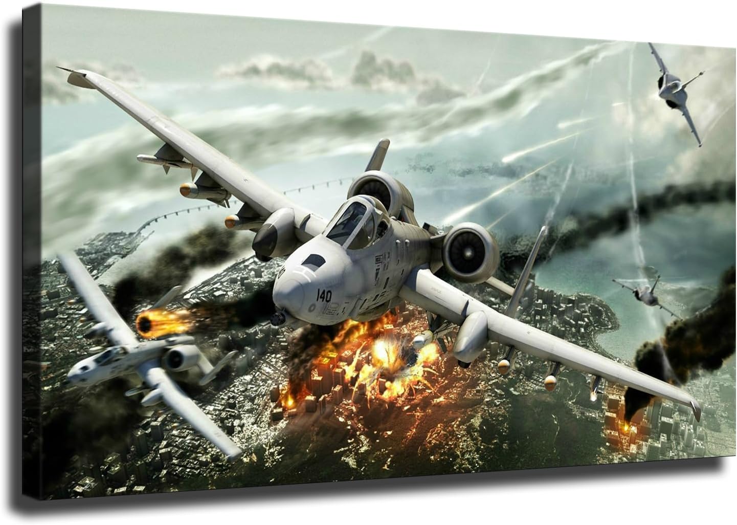 Amazon.com: Airplane Poster Attack Aircraft A10 Warthog Thunderbolt II ...