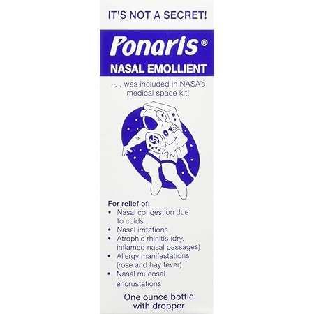 Ponaris Nasal Emollient, 1 oz ( Pack of 3 ) : Health & Household