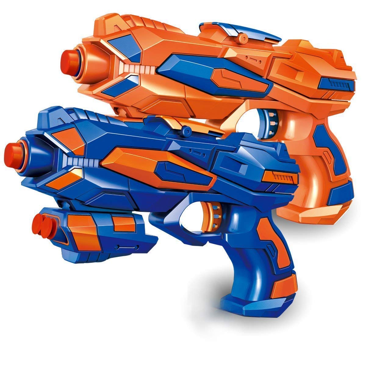 Magicwand【Pack of 2 Guns】 Foam Dart Guns with 16 Bullets【Colors As Per ...