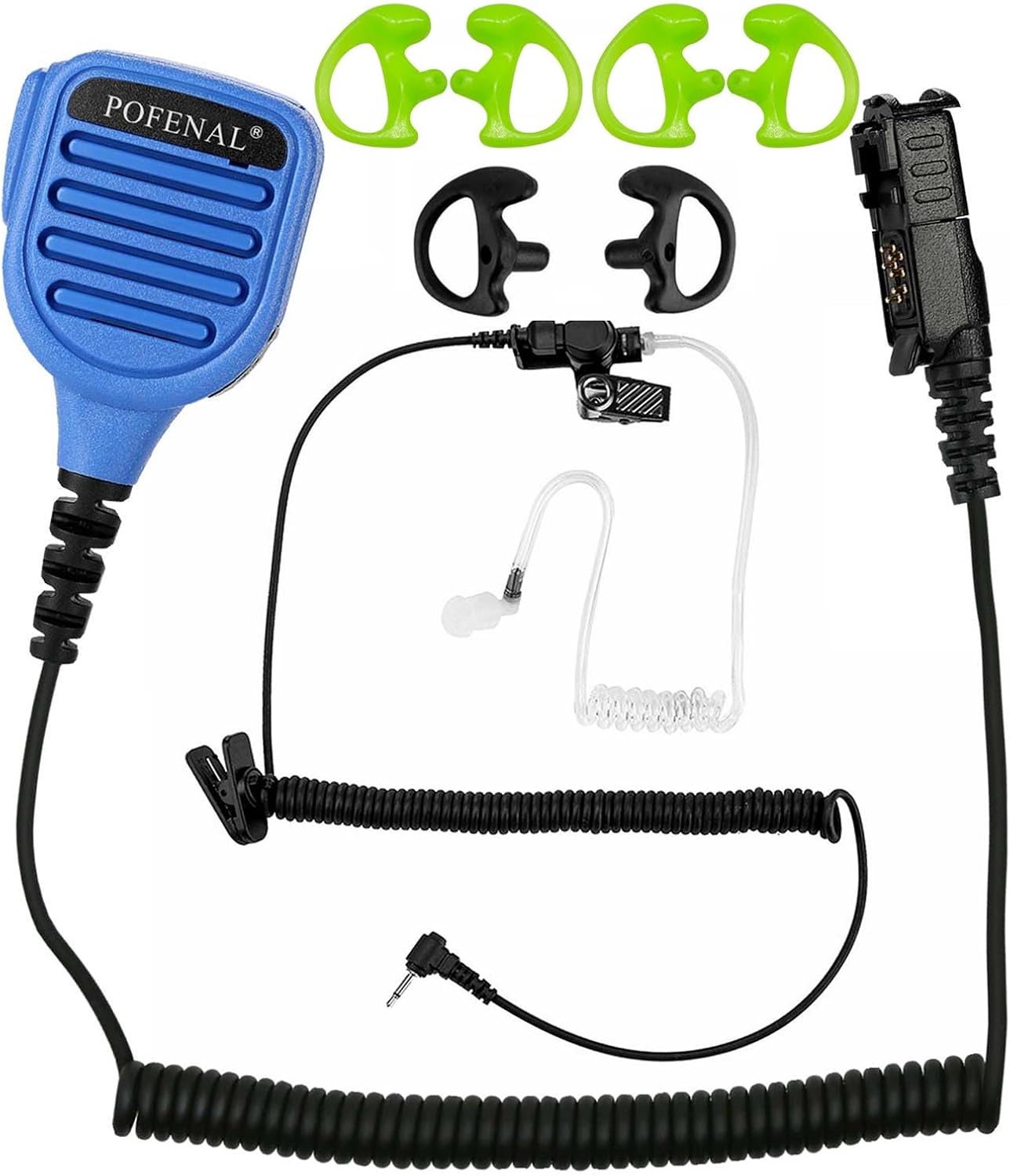 Amazon.com: POFENAL Water-Proof Radio Microphone, Remote Shoulder MIC ...