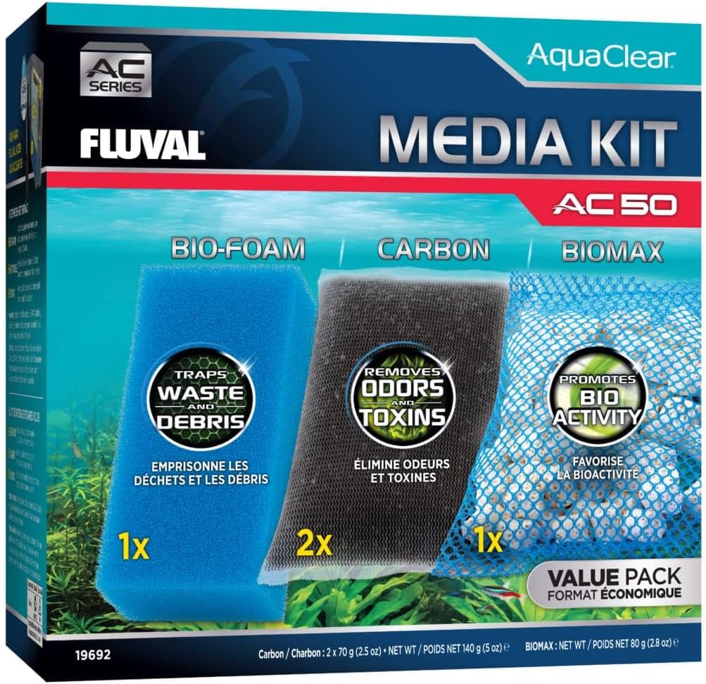 Fluval Kit d'entretien pour filtre AquaClear AC50 Power Filter : Amazon ...
