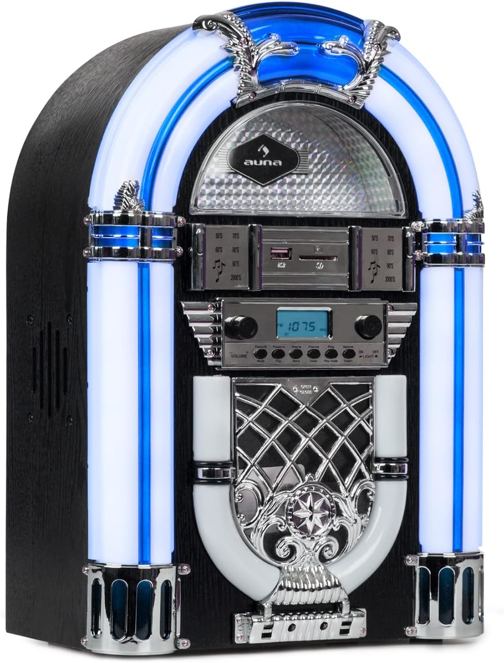 MonsterShop - Jukebox Anni 50: CD, USB, Memory Cards SD/MMC, Radio ...