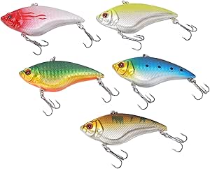 Amazon.com : Fishing Lures VIB Bait Hard Bait 3D Eyes Swimbaits for ...