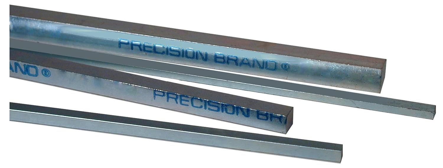 Amazon.com: Steel Rectangular Key Stock Assortment, Zinc Plated ...