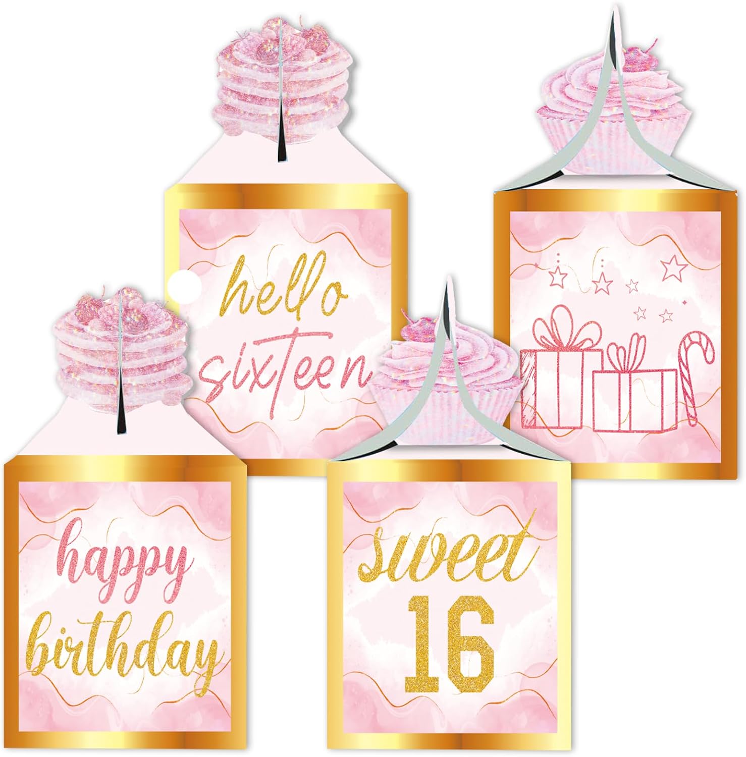 Amazon.com: 12 Pcs - 16th Birthday Party Candy Boxes for Girls Women ...