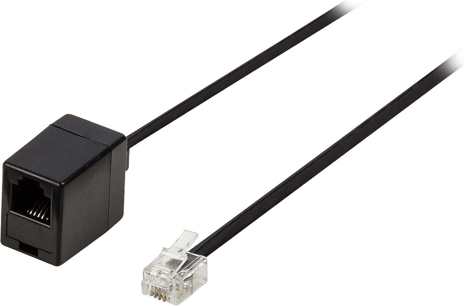 Ex-Pro® 10m RJ11 Extension Cable 4 Pin ADSL BT Broadband Router Modem ...