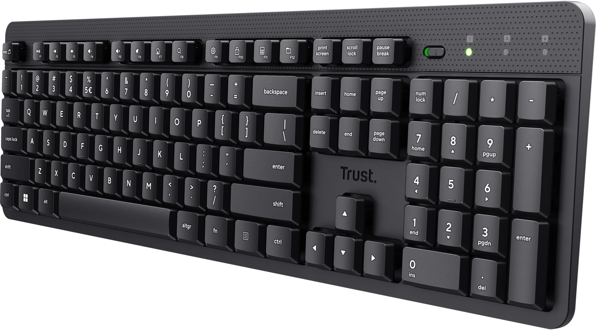 Trust Ody II Silent Wireless Keyboard QWERTY US Layout, Floating Low ...