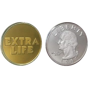 Amazon.com: Ready Player One Oasis Extra Life Coin Quarter Props ...