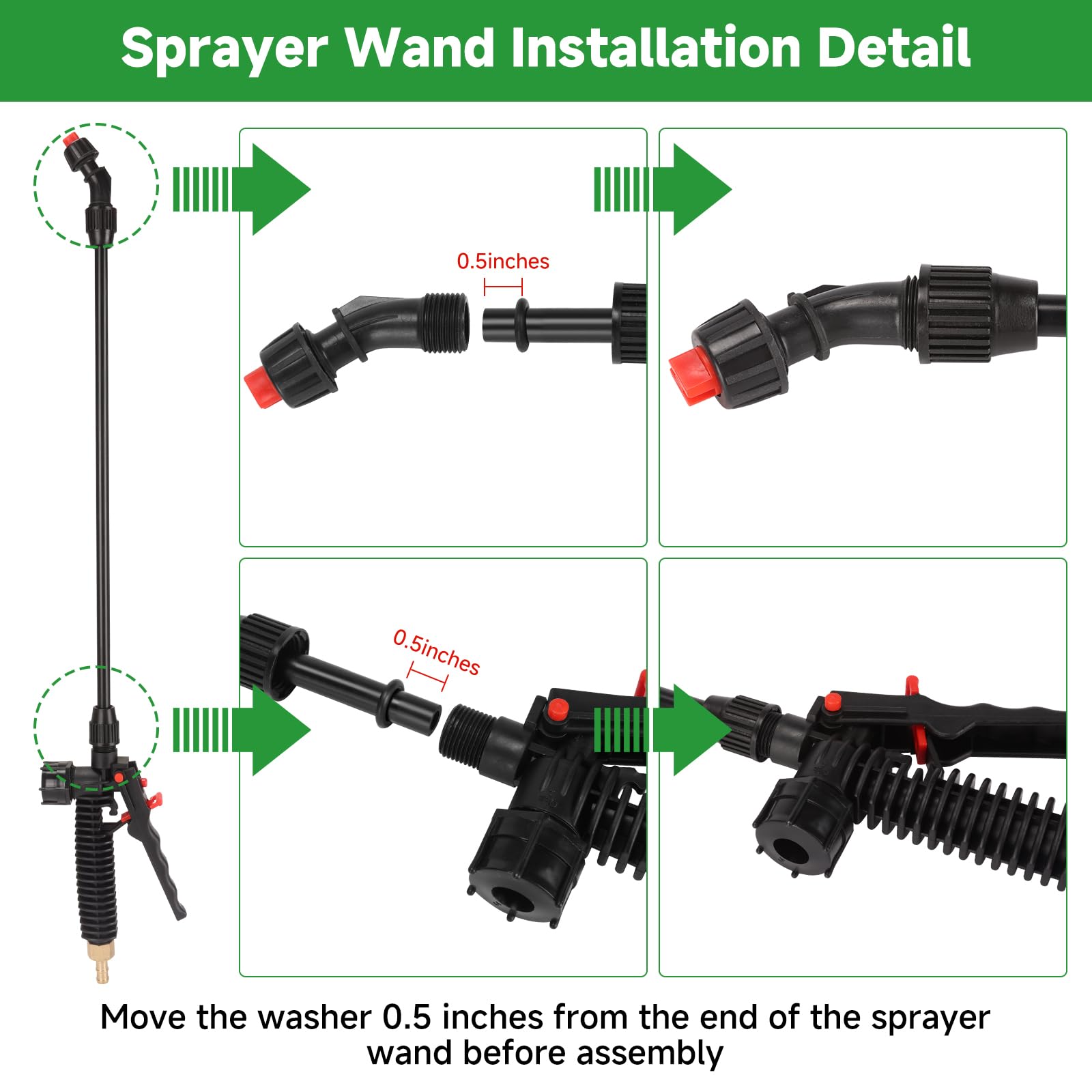 Snapklik.com : Acid Resistant Sprayer Wand