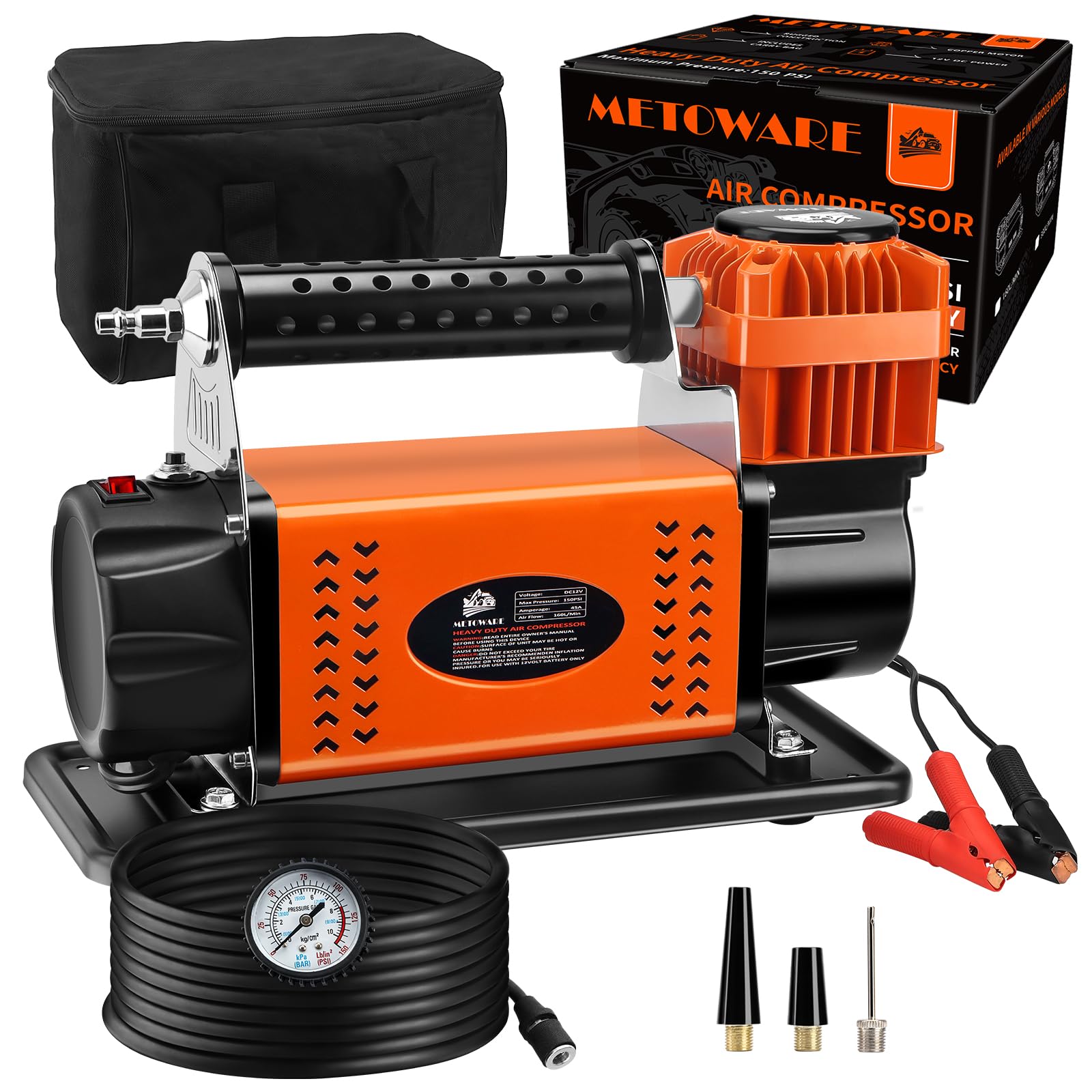 Snapklik.com : Offroad Air Compressor, 12 V Portable Air Pump, Tire ...