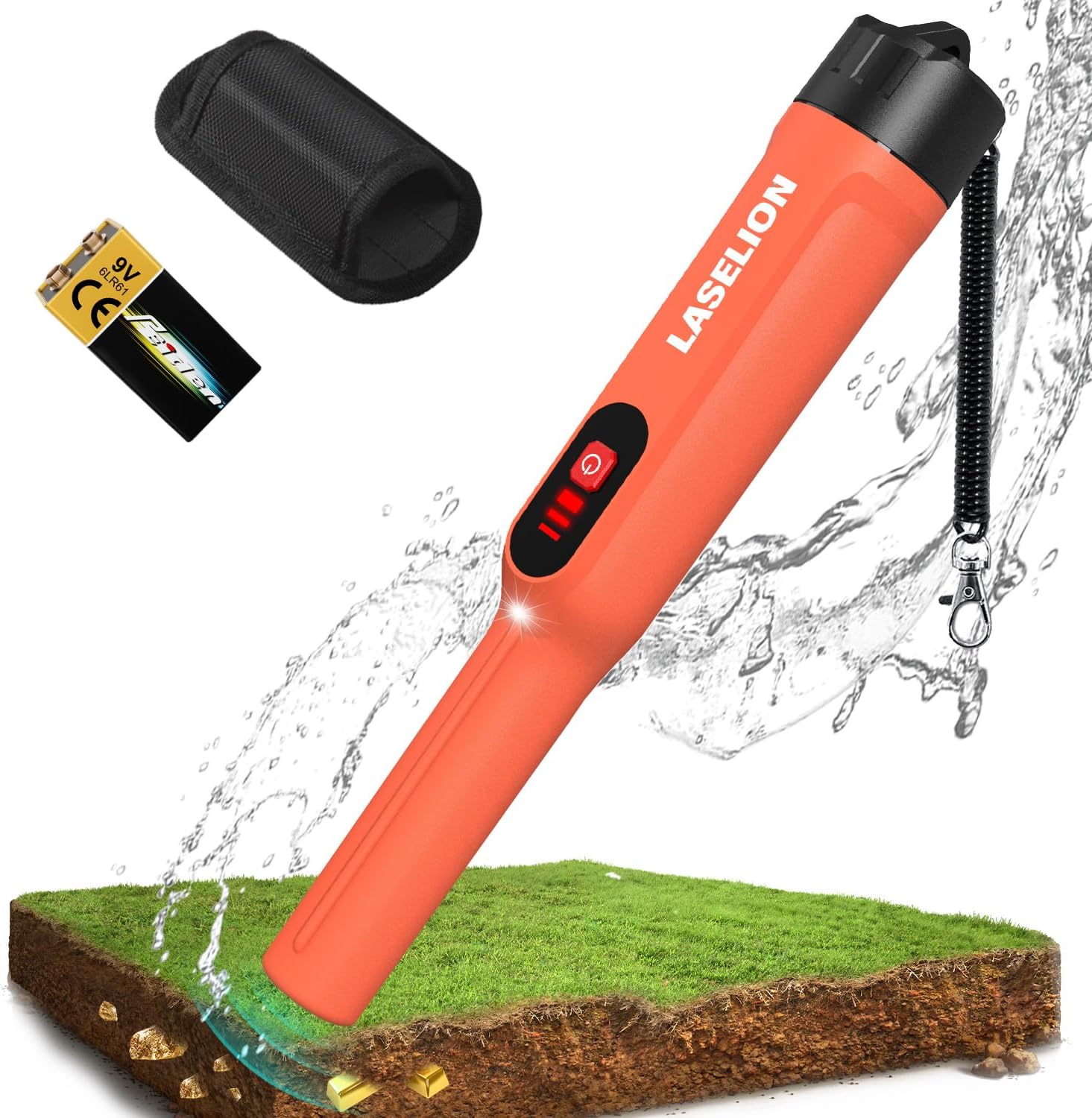Amazon.com : Vietora Eud Metal Detector Pinpointer,Fully Submersible ...