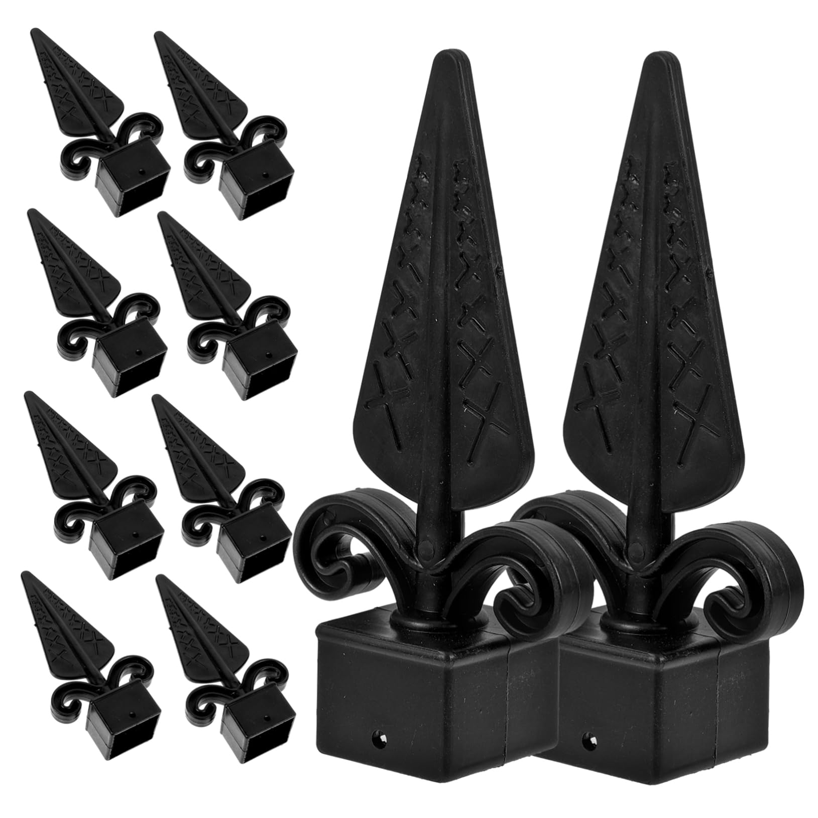 Amazon.com : FOYTOKI 10Pcs Fence Post Caps Decorative Covers for Garden ...