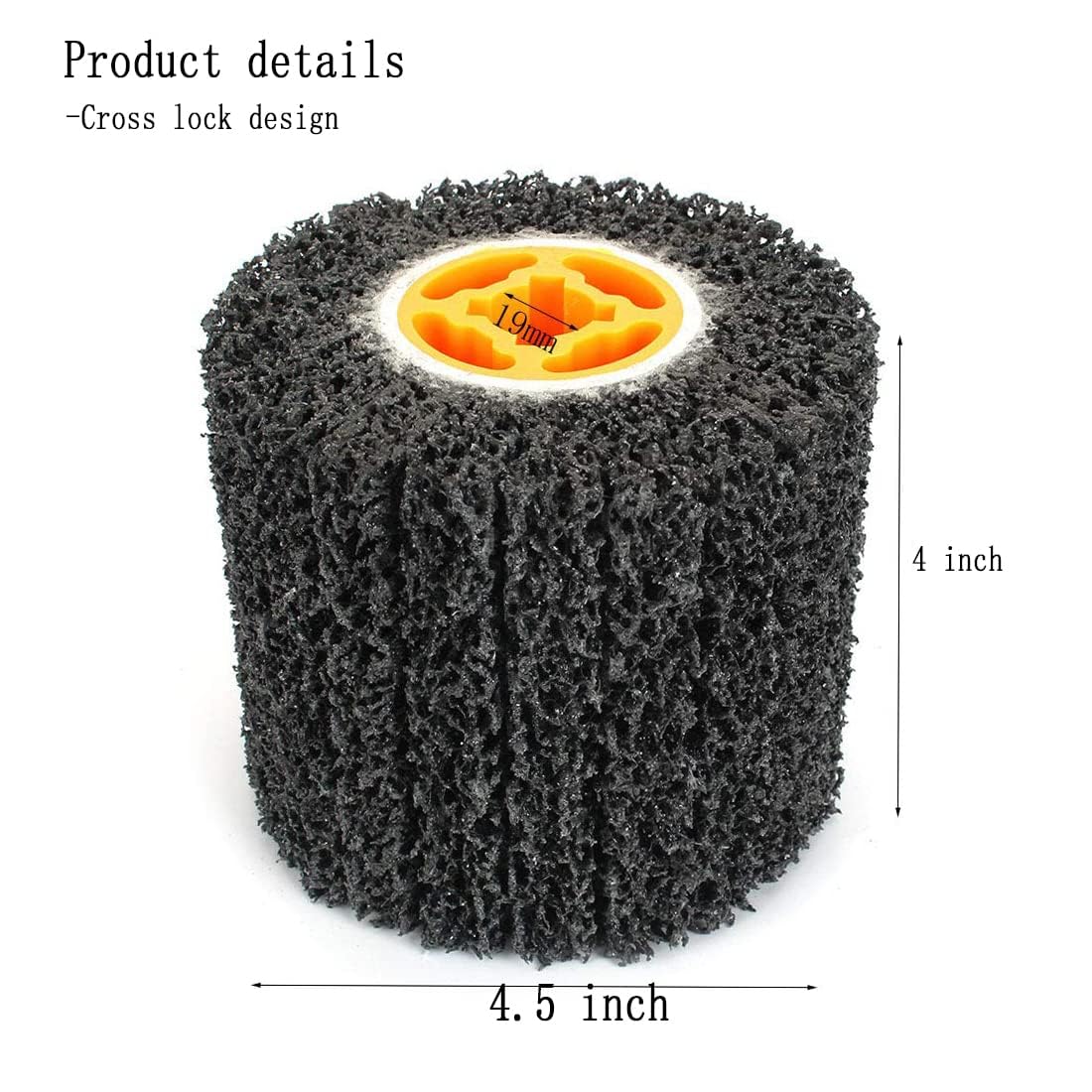 Snapklik.com : Luo Ke 45"x 4" Abrasive Drawing Wheel Surface ...