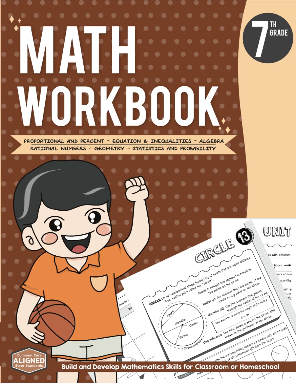 Amazon.com: 7th Grade Math Workbook: Algebra, Rational Numbers ...