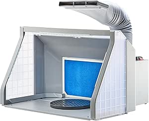 Amazon.com: Happybuy Airbrush Spray Booth, Portable Hobby Paint Spray ...