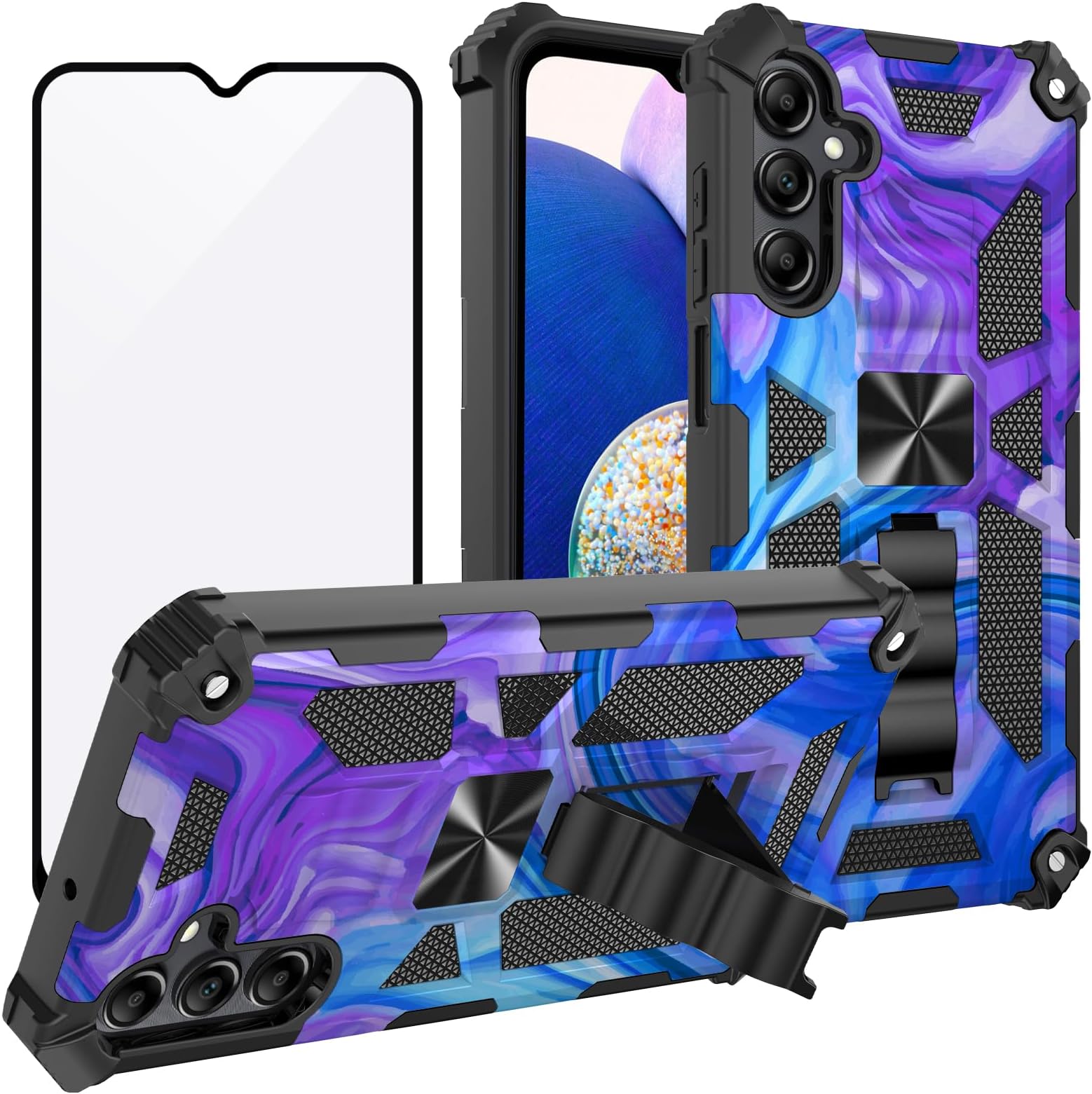 Amazon.com: Ailiber for Samsung Galaxy A25 5G Case with Screen ...