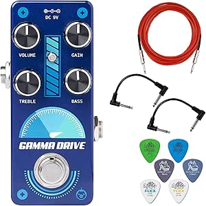 Amazon.com: Pigtronix Gamma Drive Overdrive Guitar Pedal - Bundle with ...