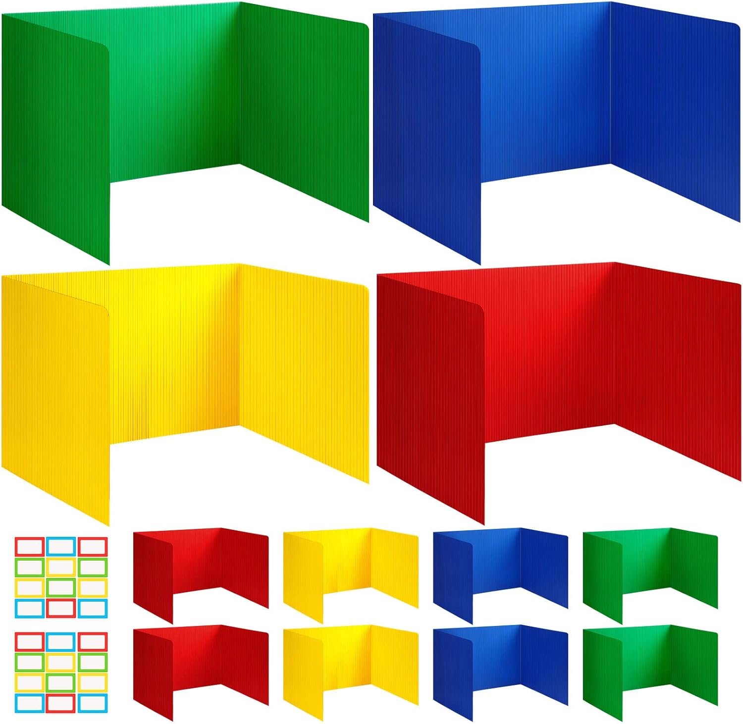 Amazon.com : Tatuo 12 Pcs Plastic Privacy Boards Classroom Privacy ...