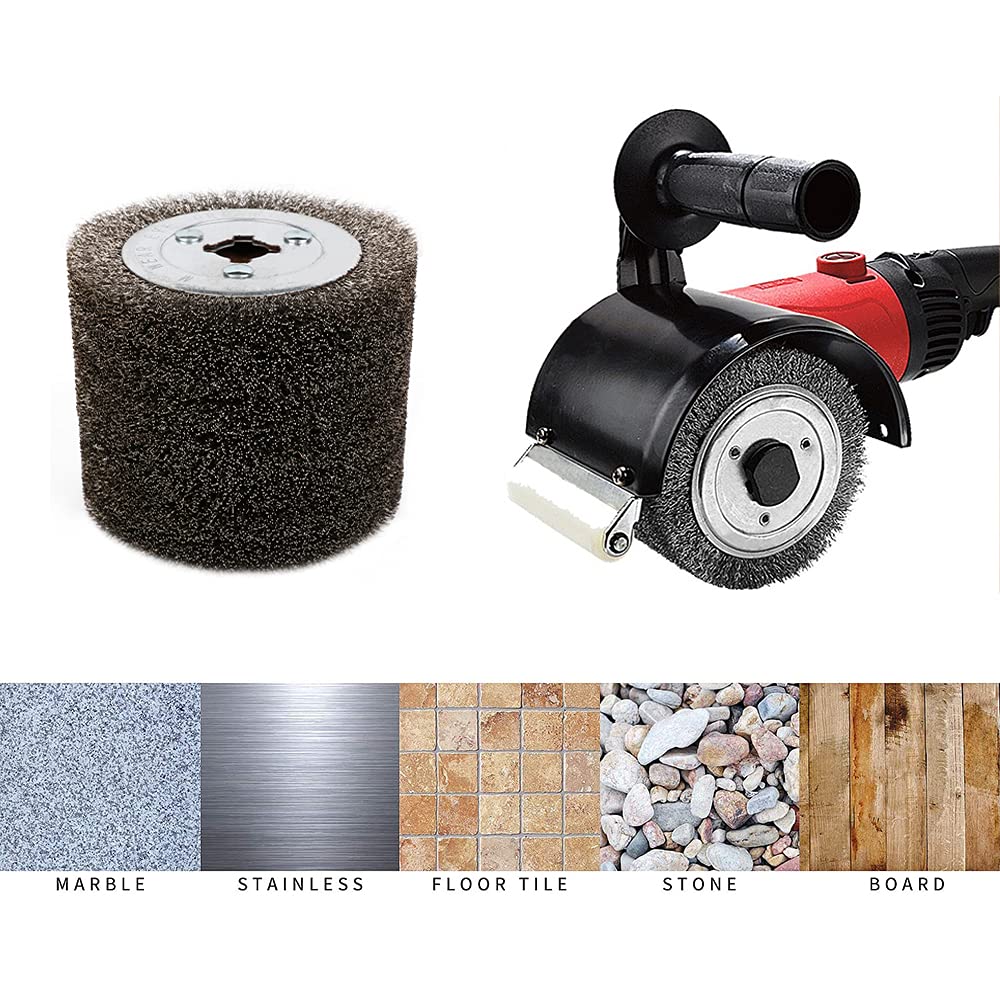 Buy 125x110mm 0.3mm Stainless Steel Wire Drawing Polishing Burnishing ...