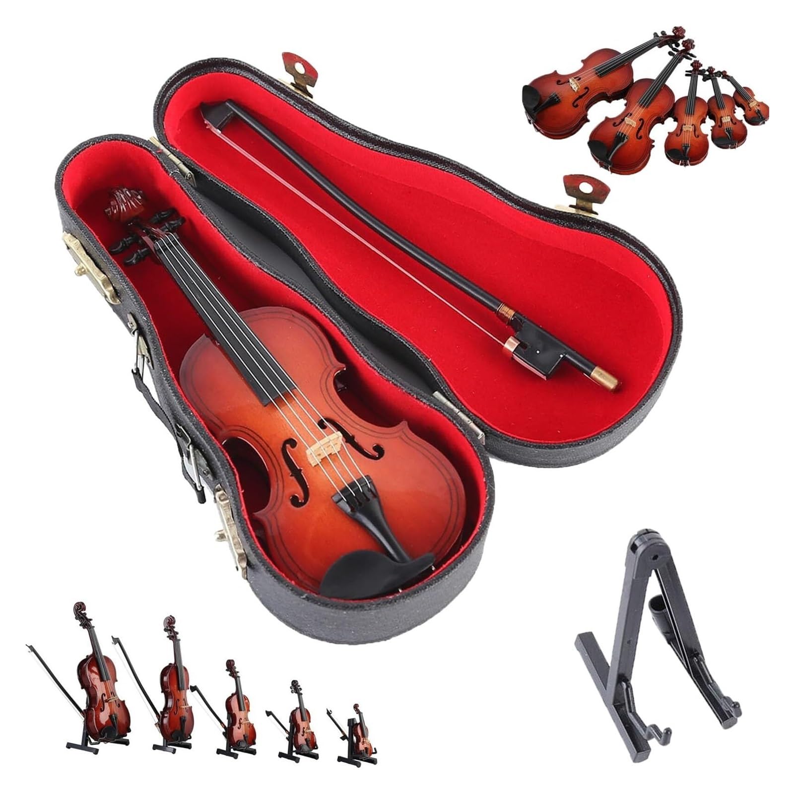 Amazon.com - TEKNIS Tiny Violin Keychain with Sound, Tiny Violin with ...