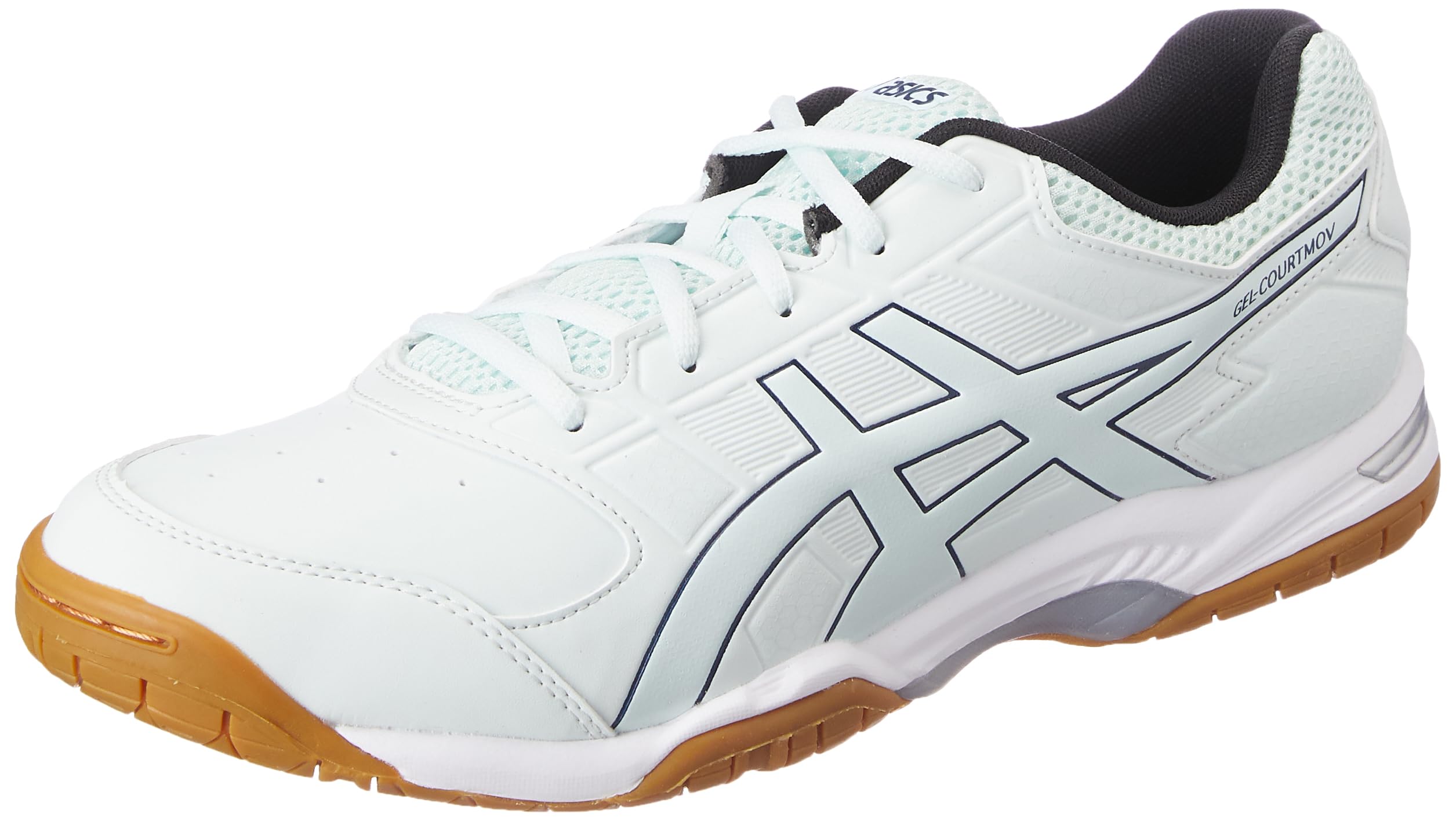 Buy ASICS Mens Gel-COURTMOV Pale Mint/French Blue Indoor Sport Shoe - 7 ...